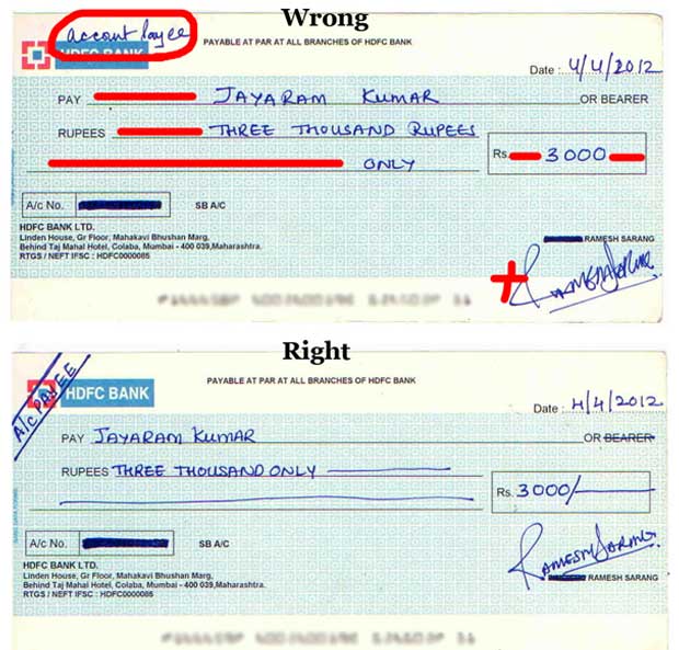 New Cheque Norms Know How To Write The Cheques Correctly Investing 
